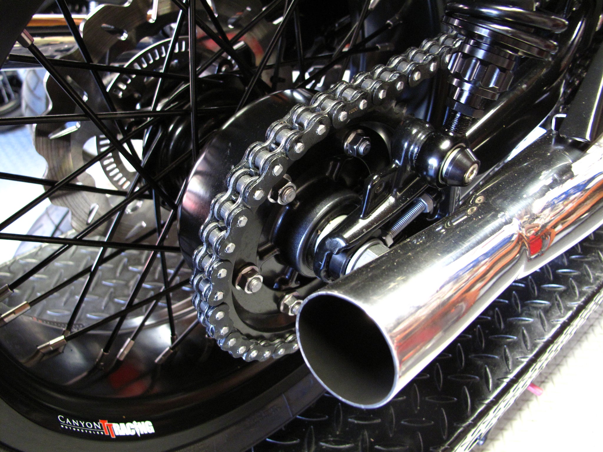 Canyon TT offset chain and sprocket spares kit T120, T100, Bobber, Str ...