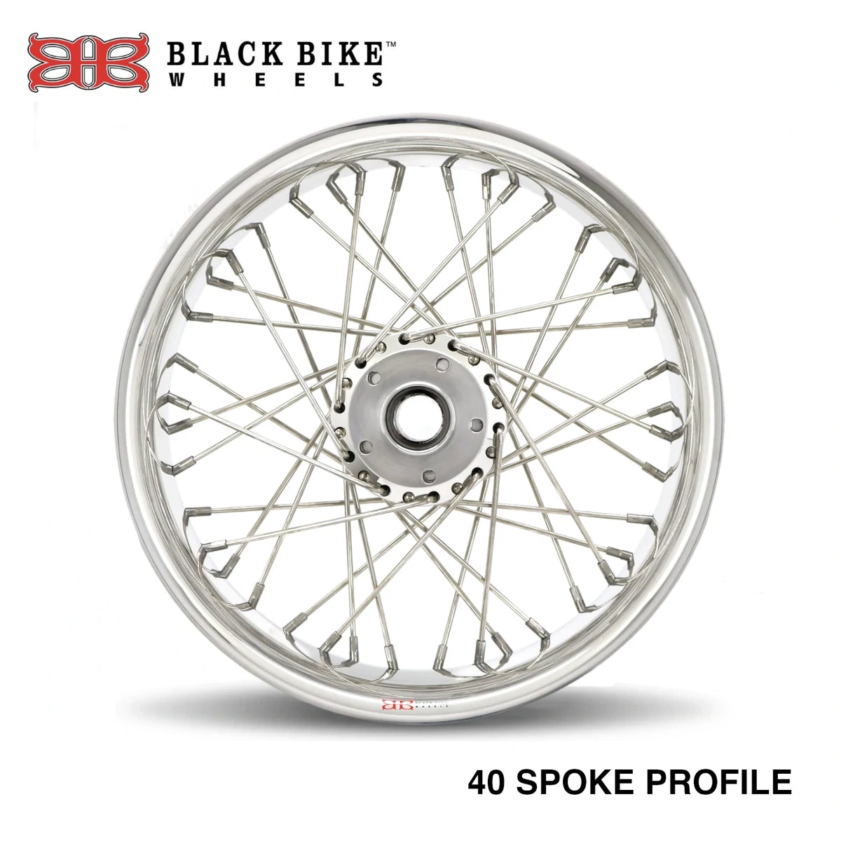 Indian 40 Spoke Profile Wheel Kit - Stage 1 - Any Size, Any Custom Fin ...